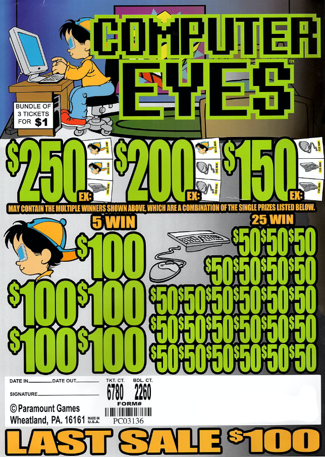 Computer Eyes – J.M. GAMING LLC